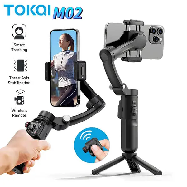 TOKQI M02 3 Axis Handheld Gimbal Stabilizer - DEALhub.lk